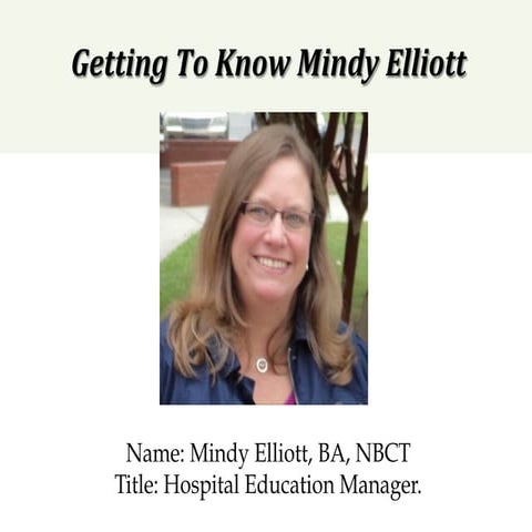 Collaborative Conversations: Getting to know Mindy Elliott | PDF