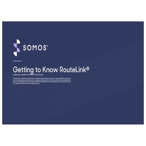 Getting to Know RouteLink | PDF