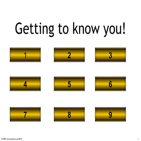 Getting to know you | PPT