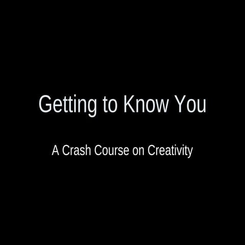 Getting to know you | PPT