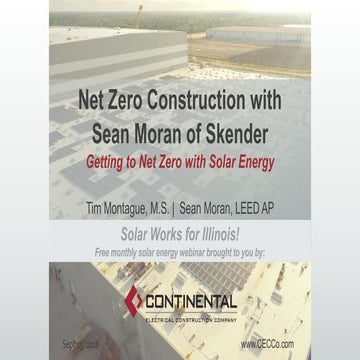 Getting to Net Zero Energy Buildings with Solar Energy | PDF