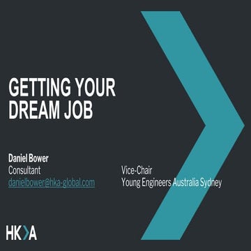 Getting your dream job | PPT