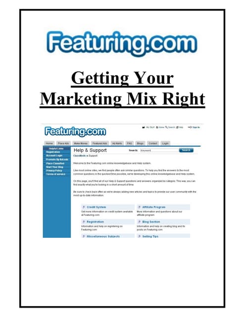 2. marketing mix | PPTX