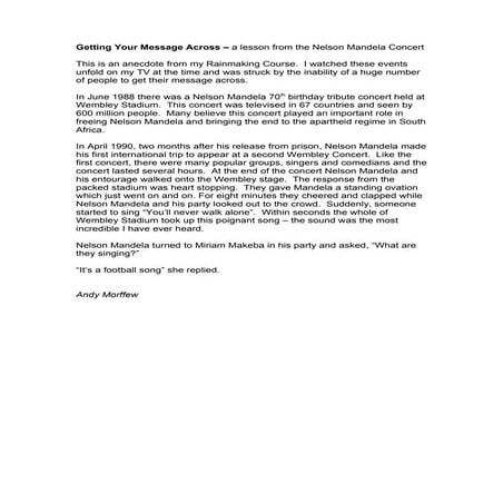 Getting Your Message Across | PDF | Free Download