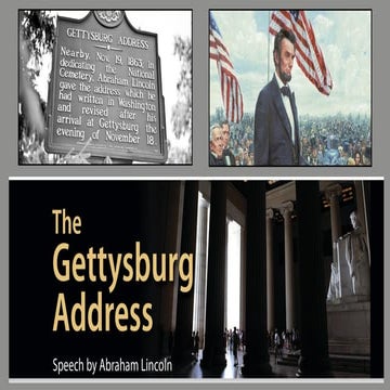 The Gettysburg Address Analysis - Abraham Lincoln | PPTX