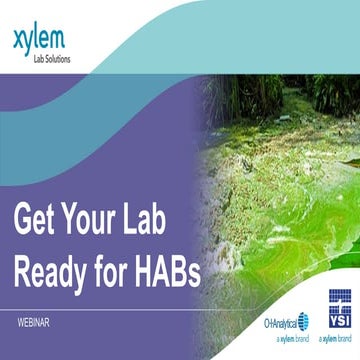 Webinar - Get Your Lab Ready for HABs with YSI | PDF