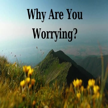 Why Worrying? | PDF