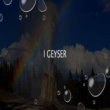 Geyser | PPTX | Geology | Science