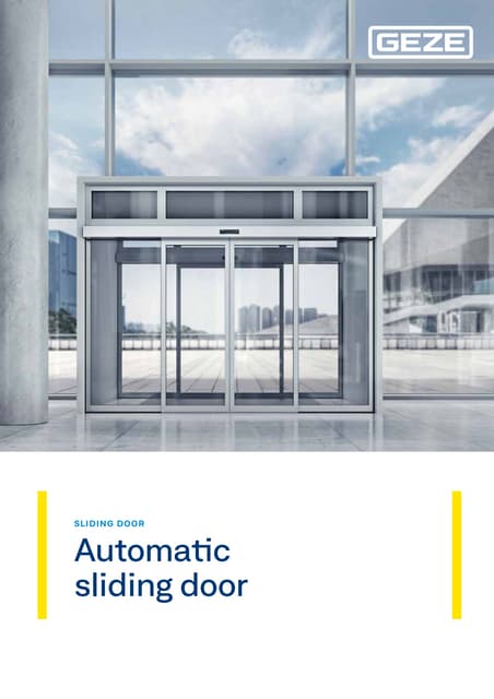 Use of Automatic Door Systems to control the traffic flow. | PDF