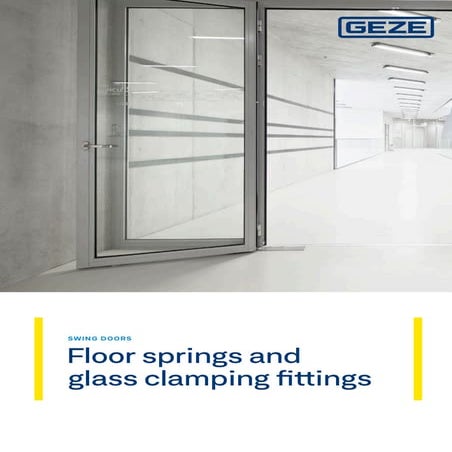 Geze - Floorsprings | PDF