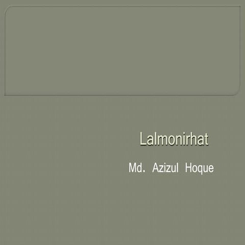 Place of Lalmonirhat | PDF