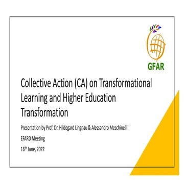 GFAR and Collective Action | PDF