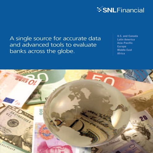 SNL Global Banking Brochure | PDF