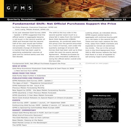 Gfms News Issue 33 | PDF