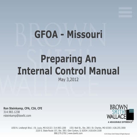 Gfoa Presentation 2012 | PDF