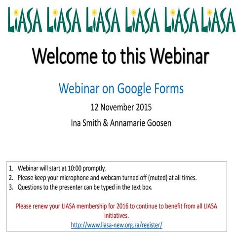 Google Forms for Librarians | PPT