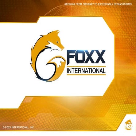 GFOXX FCM and FCP | PPT