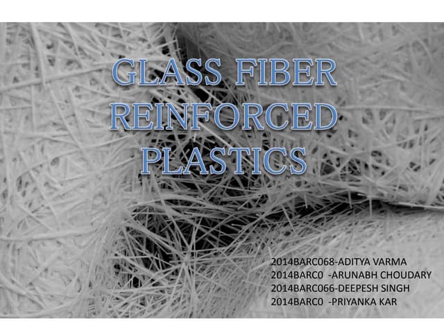Properties of gfrp rebar | PPTX