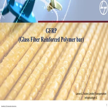 GFRP, glass fibre reinforced polymer replacement of R/F | PPT
