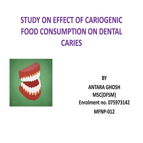 prevalance of early childhood caries and asssociation with feeding ...