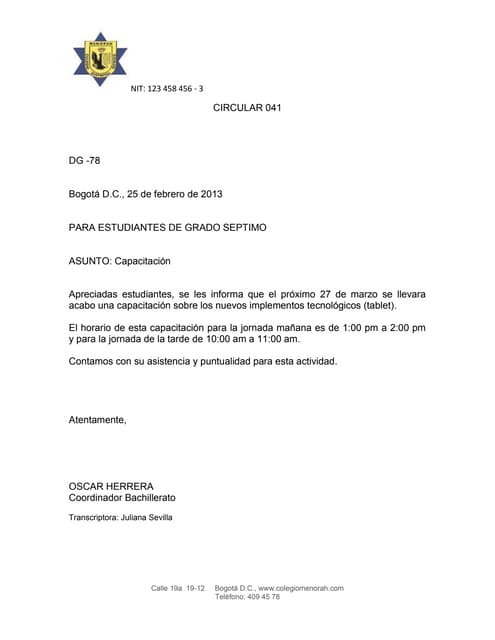 Circular externa 002 2012 | PDF