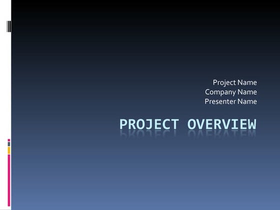 Project Overview | PPT