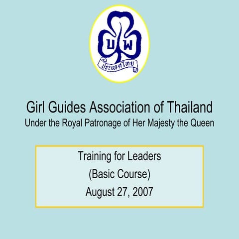 GGAT Basic Leader Training Slides | PPT