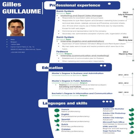 CV Lorenzo Dionis - Timeline | PDF