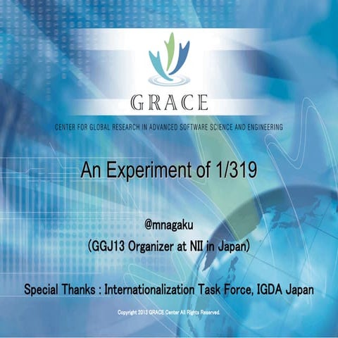 An Experiment of 1/319 | PDF | Roleplaying Games | Games and Puzzles
