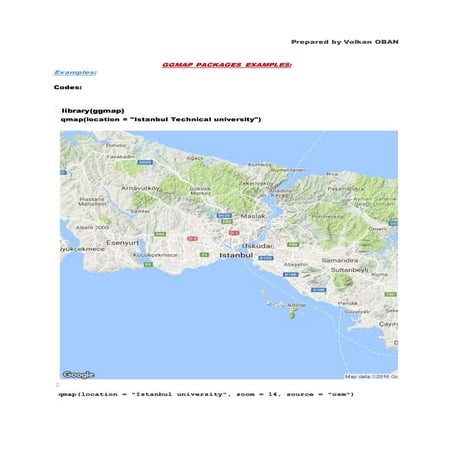 Ggmap Packages in R | DOCX