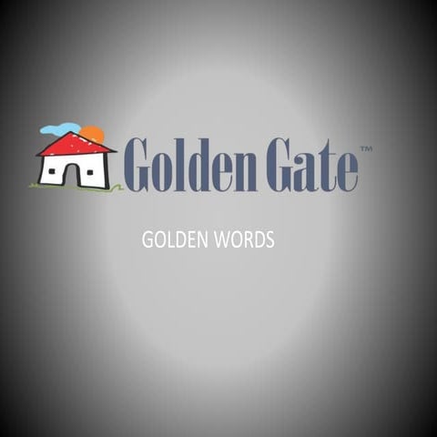 Golden Words by Legends of the world-collaborated by the Golden Gate ...
