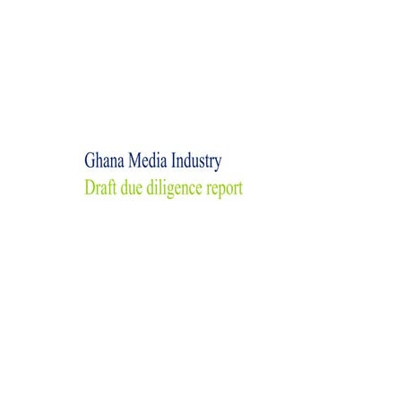Ghana media study final deliverable | PPTX