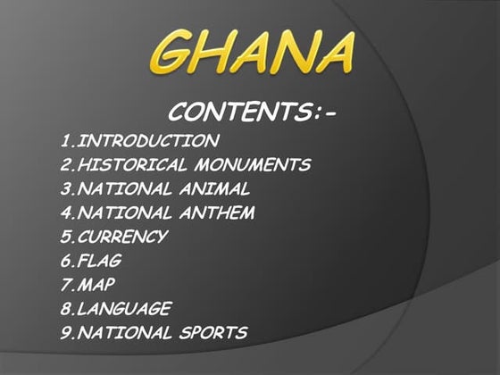 The Empire of Ghana | PPT | Africa Travel | Travel Locations