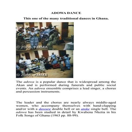 Ghanian adowa dance | ODT