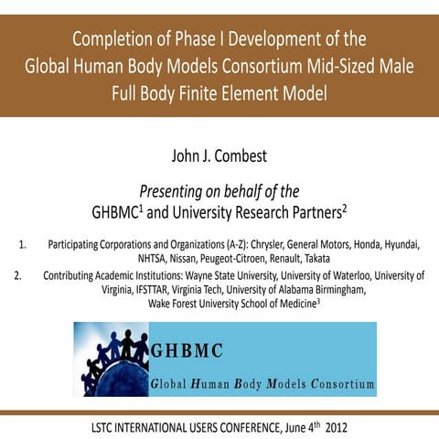 Ghbmc presentation for lstc conference | PPTX
