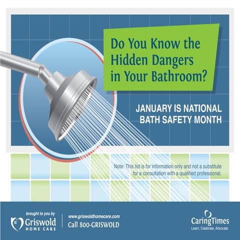 Bath Safety Tips for Seniors - Bath Safety Month | PDF