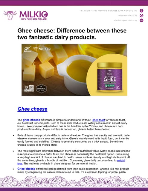 Best ghee brand | PDF