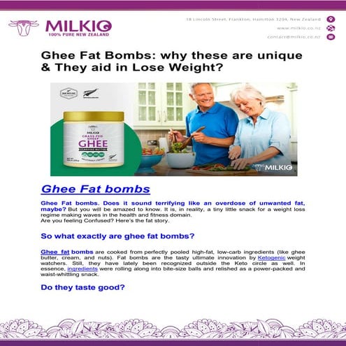 Ghee fat bombs | PDF