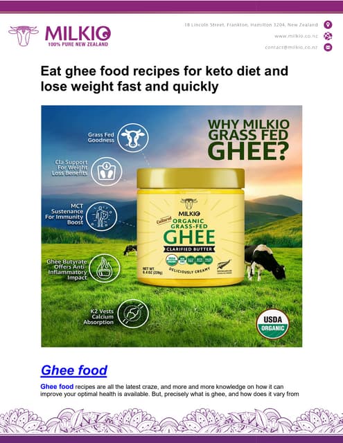 What is cow ghee | PDF