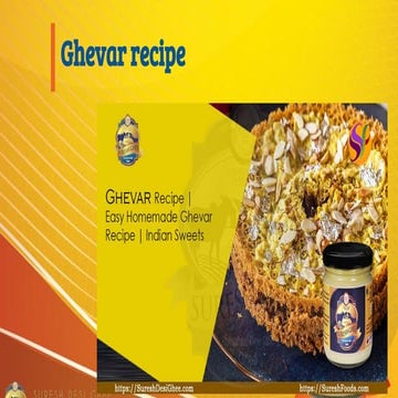 Ghevar recipe | PPT