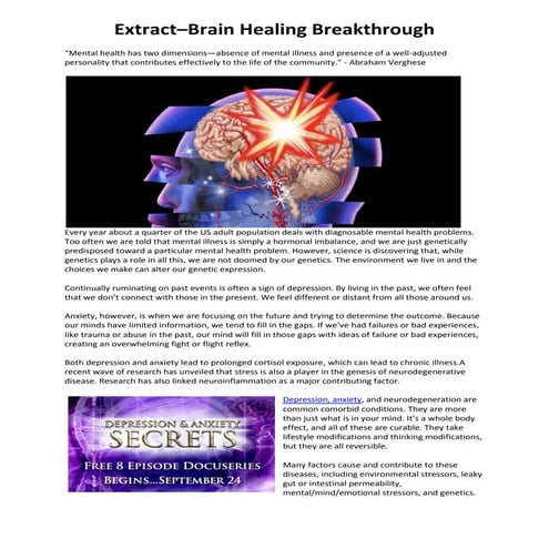 Extract–Brain Healing Breakthrough | PDF