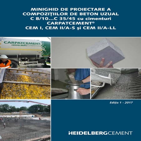 Ghid proiectare compozitie beton 2017 | PDF