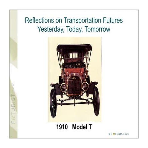 Transportation Today and Tomorrow, with Glen Hiemstra, Futurist.com