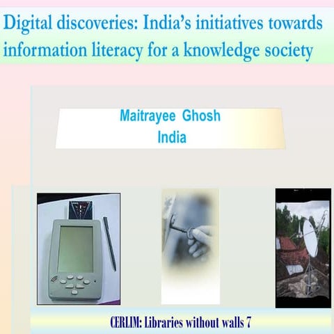 Digital discoveries in India | PPT