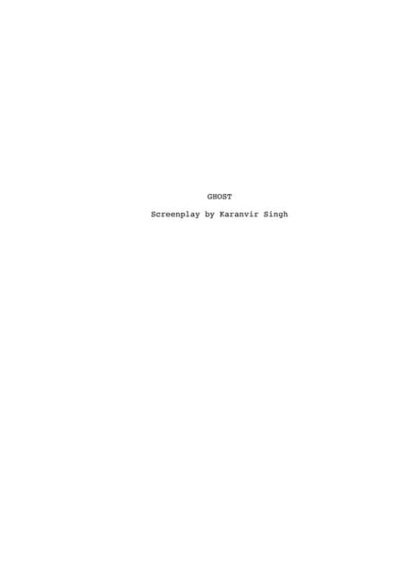 Proof of Concept Script: "Killer Dreams" | PDF