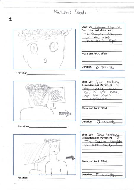 Unit 3 Storyboards | PDF