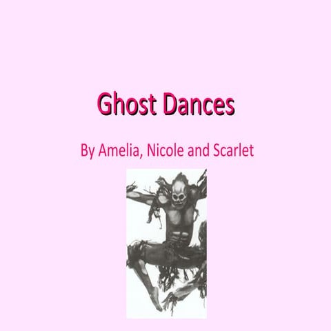 Ghost dances | PPT