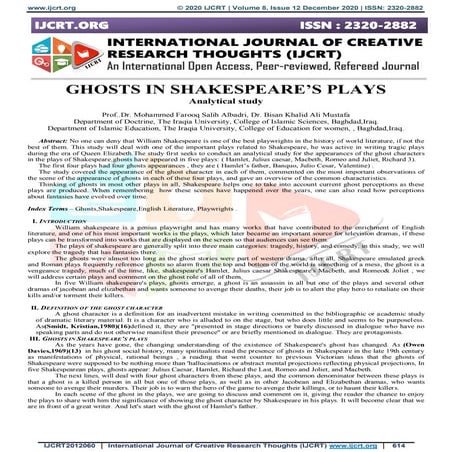 Ghosts In Shakespear Plays Pdf