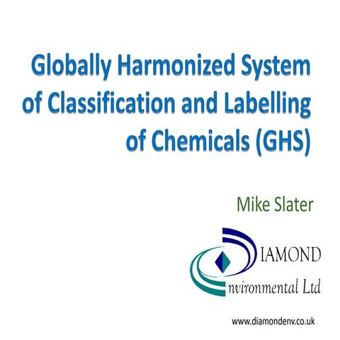GHS | PDF | Chemistry | Science