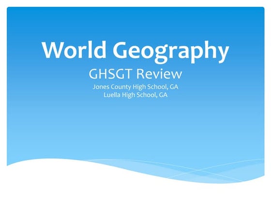 Geography study guide | PDF
